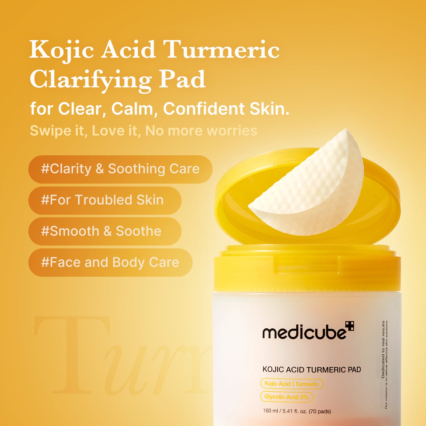 Kojic Acid Tumeric Toner Pad – MEDICUBE US