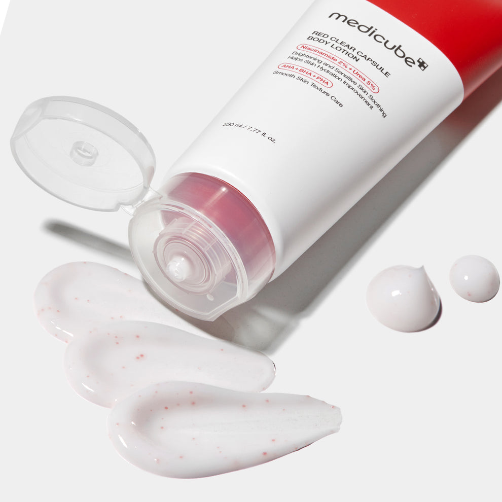 Red Clear Capsule Body Lotion – MEDICUBE US