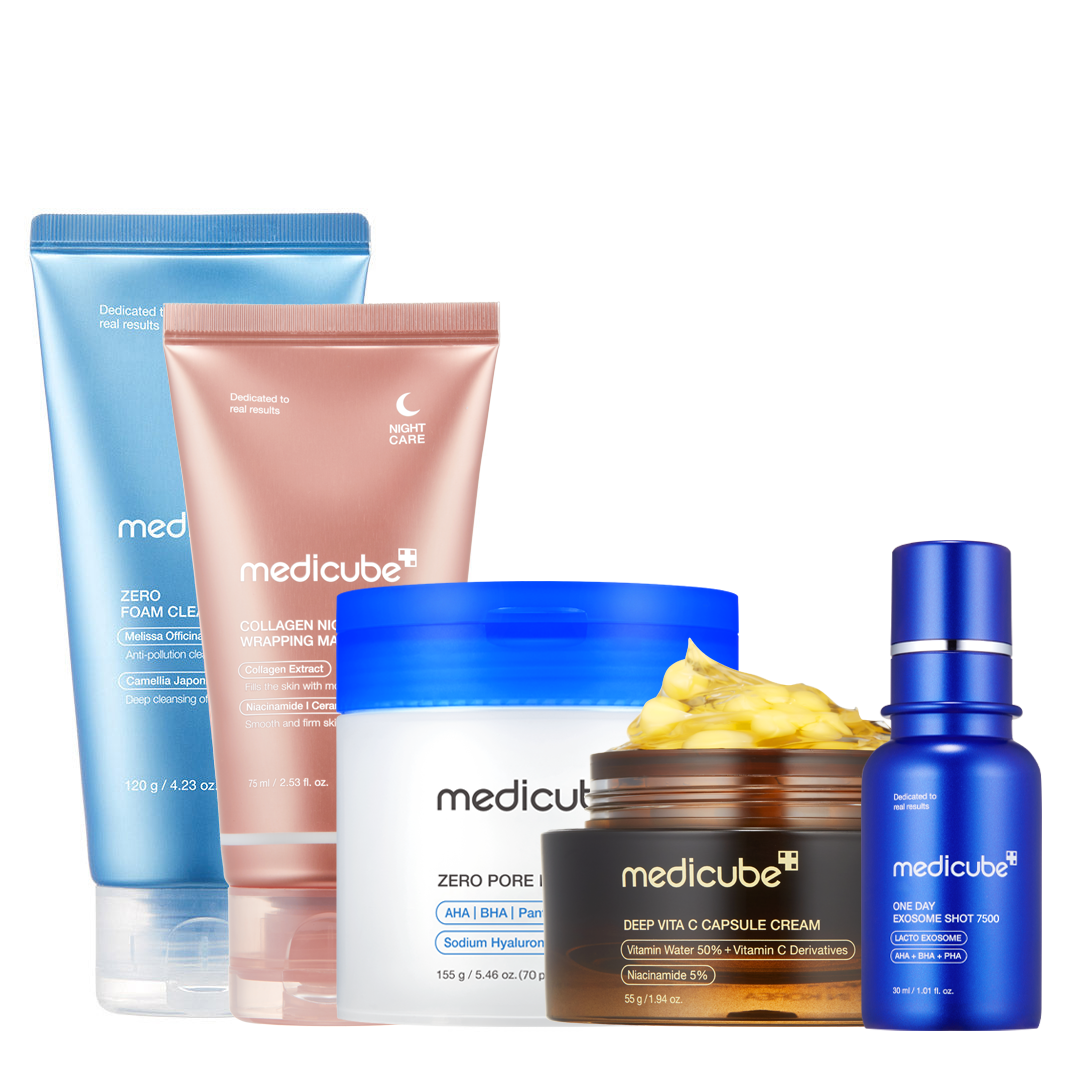 Affordable Glass Glow 7-Day Skincare Set – MEDICUBE US