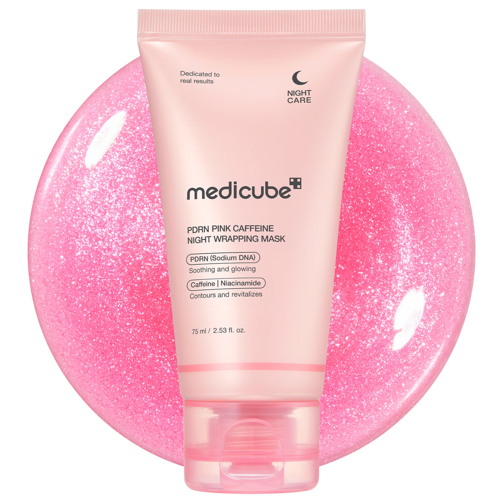 PDRN Pink Caffeine Overnight Wrapping Mask – MEDICUBE US