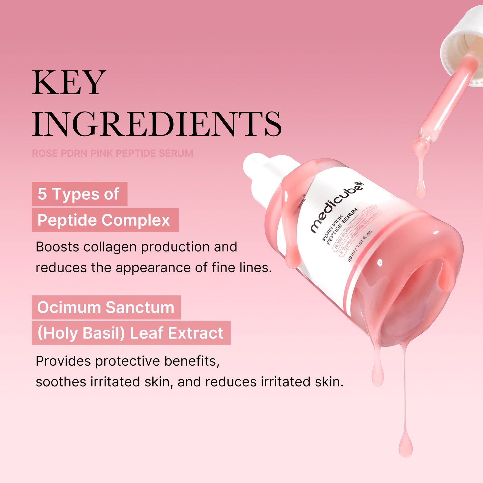 PDRN Pink Peptide Serum – MEDICUBE US