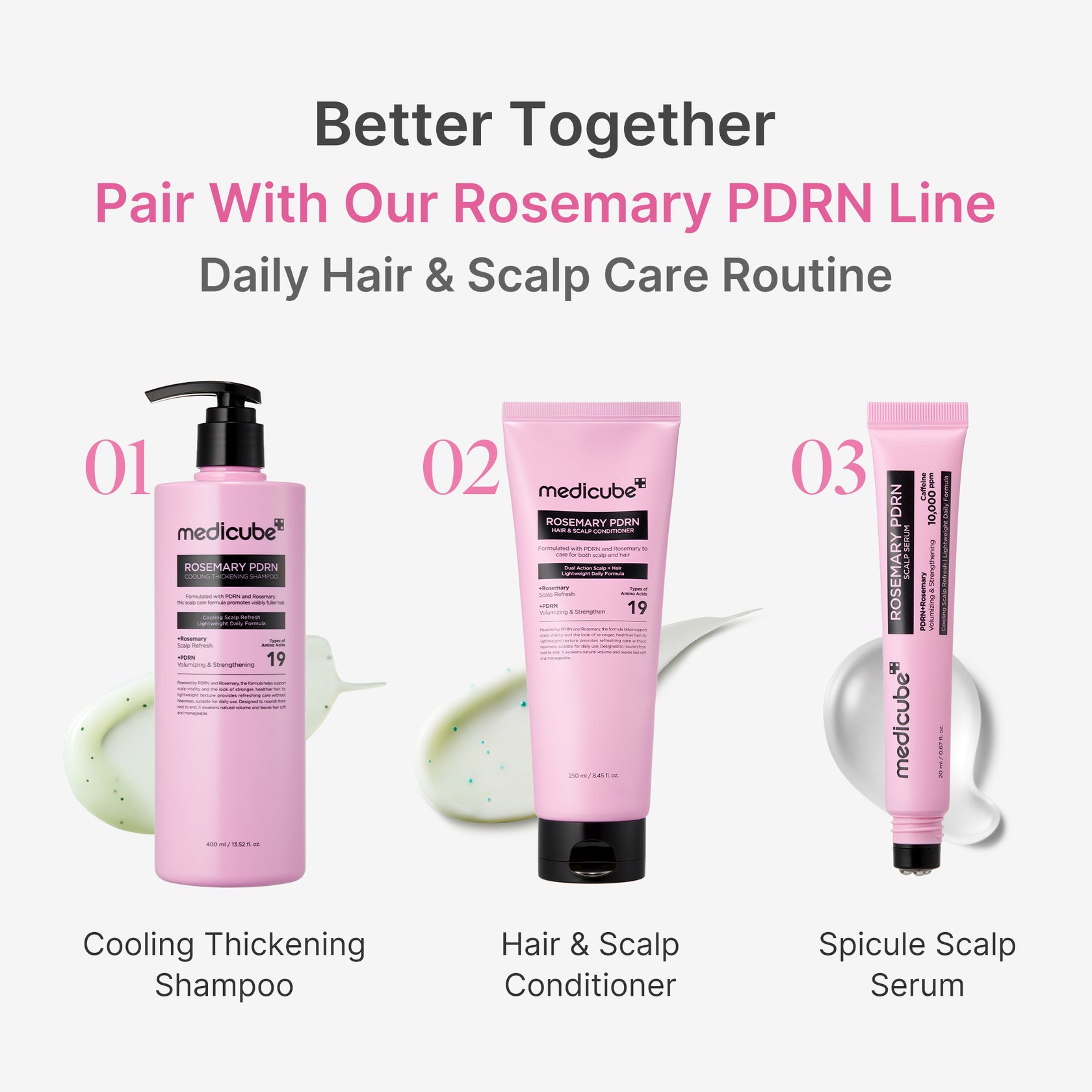 Rosemary PDRN Hair & Scalp Conditioner – MEDICUBE US